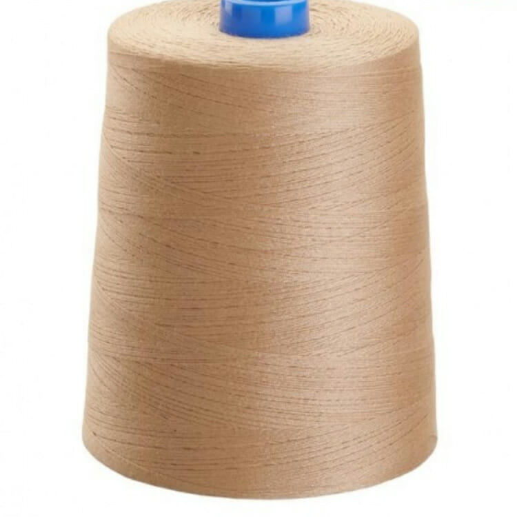Beige Poly Cotton Corespun Sewing Thread - Advanced Upholstery